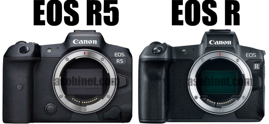 「EOS R5」と「EOS R」の外観・スペックの違い - とるなら