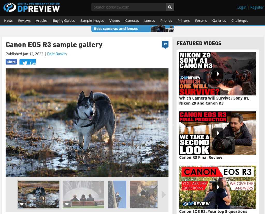 DPReviewが「EOS R3」のサンプルギャラリーを公開 - とるなら