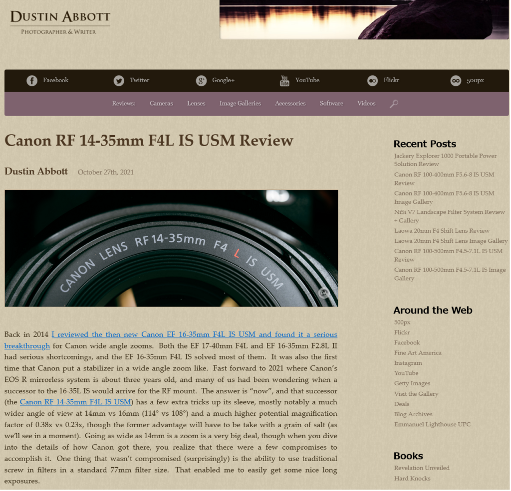 RF14-35mm F4 L IS USMはF2.8 Lを超える素晴らしい解像性能だが妥協点もある - とるなら