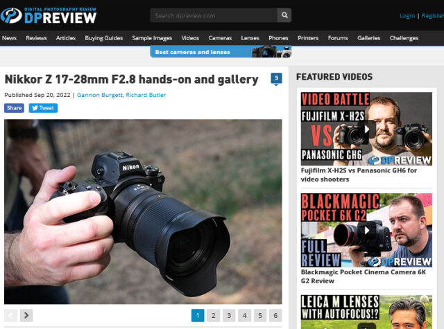DPReviewがNIKKOR Z 17-28mm f/2.8のハンズオンとサンプルギャラリーを公開 - とるなら