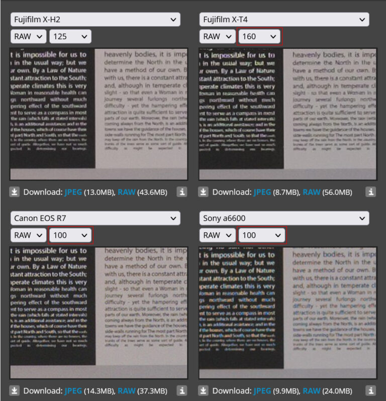 DPReviewがFUJIFILM X-H2のISO感度別サンプル画像を公開 - とるなら