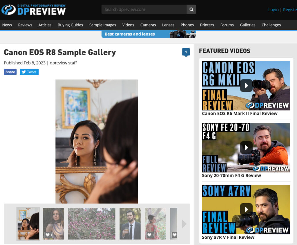 DPReviewがキヤノン「EOS R8」のサンプルギャラリーを公開 - とるなら