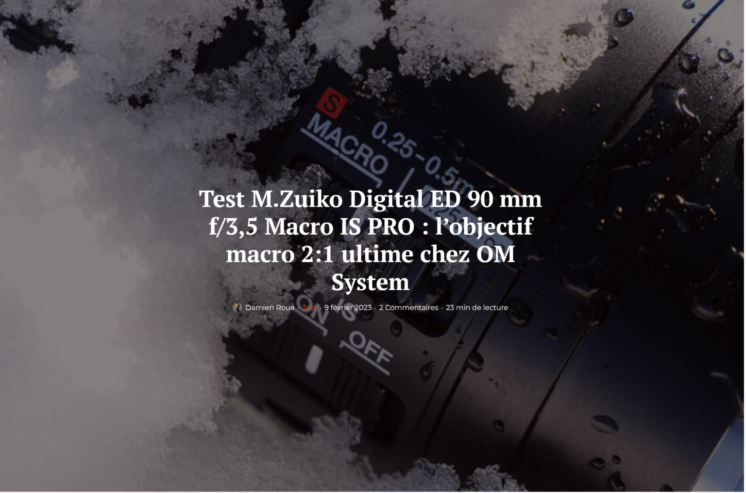 OM SYSTEM 90mm F3.5 Macro IS PROは究極の2倍マクロレンズ - とるなら
