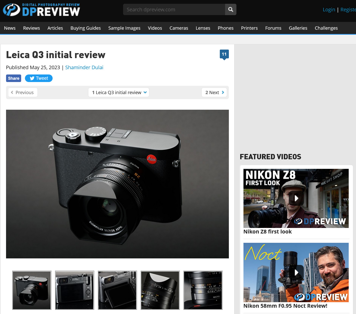 Leica Q3のレンズは6000万画素センサーにも耐えうる性能 - とるなら