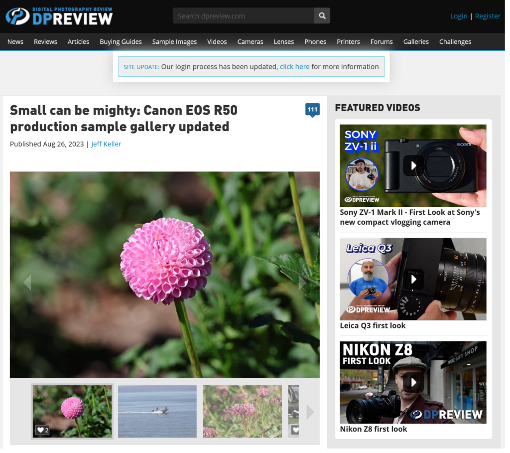 DPReviewがキヤノン「EOS R50」のサンプルギャラリーを公開 - とるなら