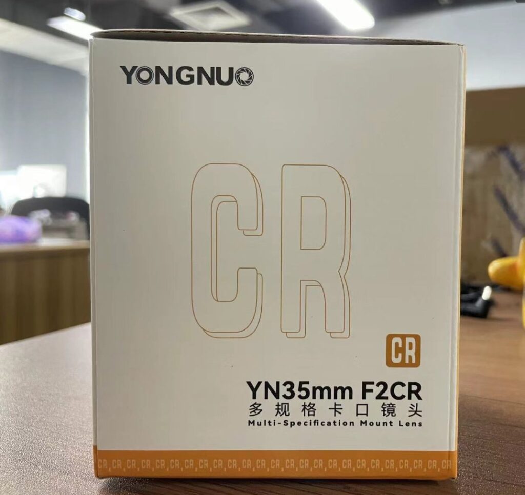 YONGNUOがRFマウント用と思われる「YN35mm F2CR」を準備中 - とるなら
