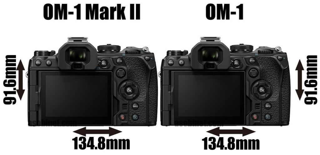 「OM-1 II」と「OM-1」の外観やスペックの違い - とるなら