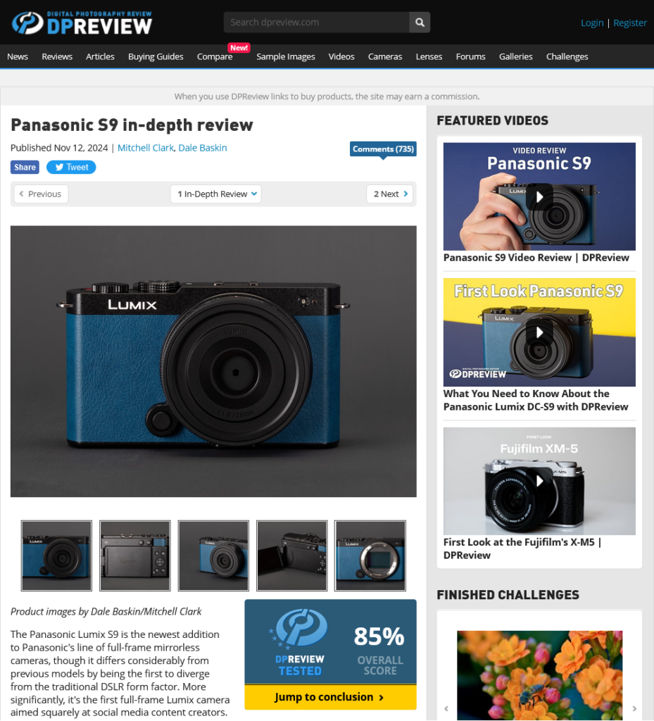 LUMIX S9 はSNSに適しているが他の用途ではおススメできない - とるなら