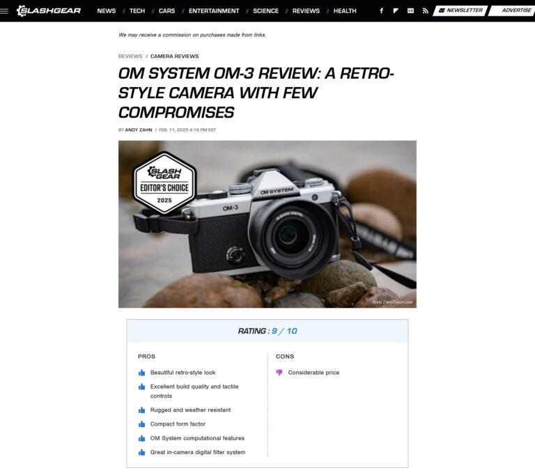 OM SYSTEM OM-3 価格は高めだが妥協の少ないレトロスタイルカメラ - とるなら
