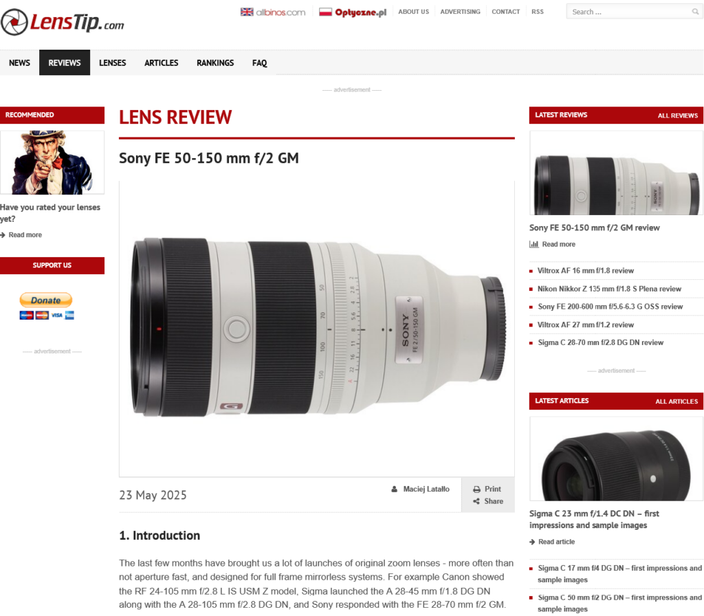 Sony info - とるなら