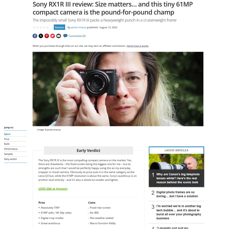 Sony info - とるなら