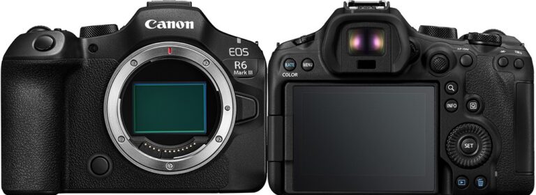 「EOS R6 Mark III」と「EOS R6 Mark II」の外観やスペックの違い - とるなら